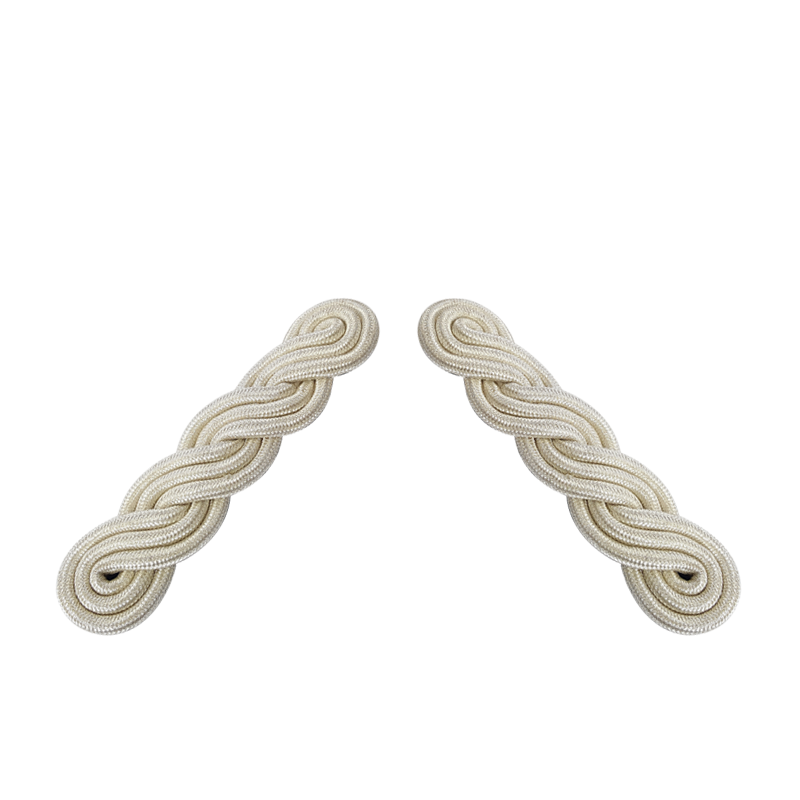 Ceremonial Epaulette in Silver Color | Zahid Hakeem Uniforms & Textiles LLC