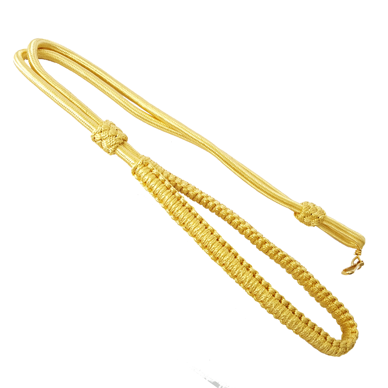 Lanyard Design in Golden Color | Zahid Hakeem Uniforms & Textiles LLC